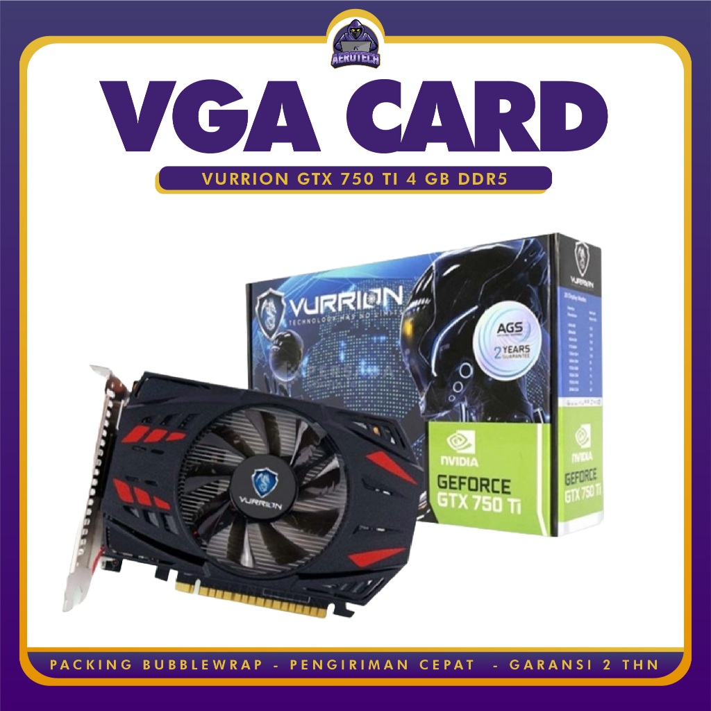 Jual VGA VURRION GTX 750 TI 4 GB DDR5 GARANSI RESMI | Shopee Indonesia
