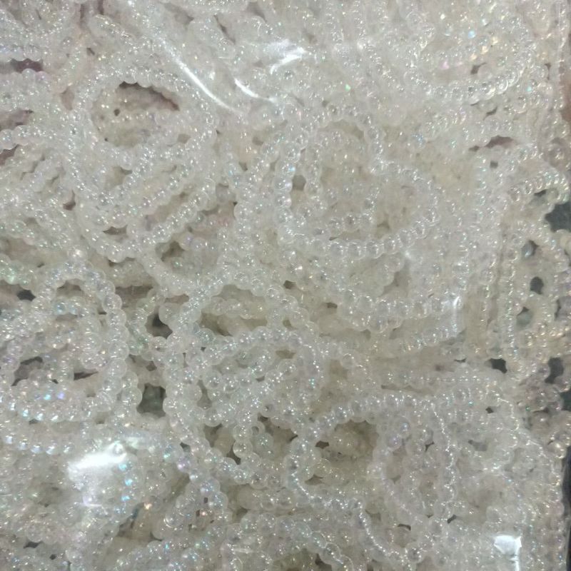 Jual Manik Love bolong bening ab putih ( ada 3 ukuran) isi 1 pon ...
