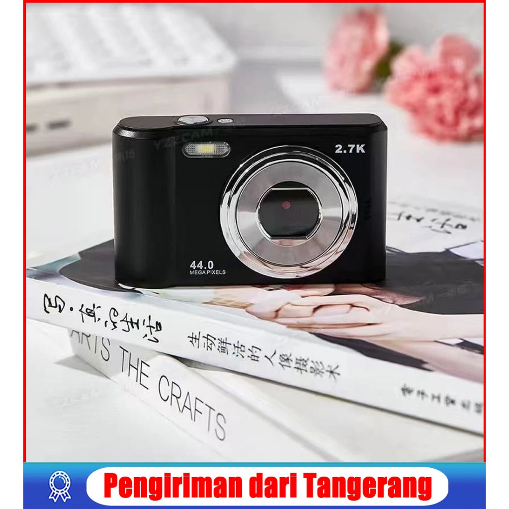 Jual COOKA 48MP Kamera Digital Pocket 8X Digital Zoom 2.7K Vlog Camera ...