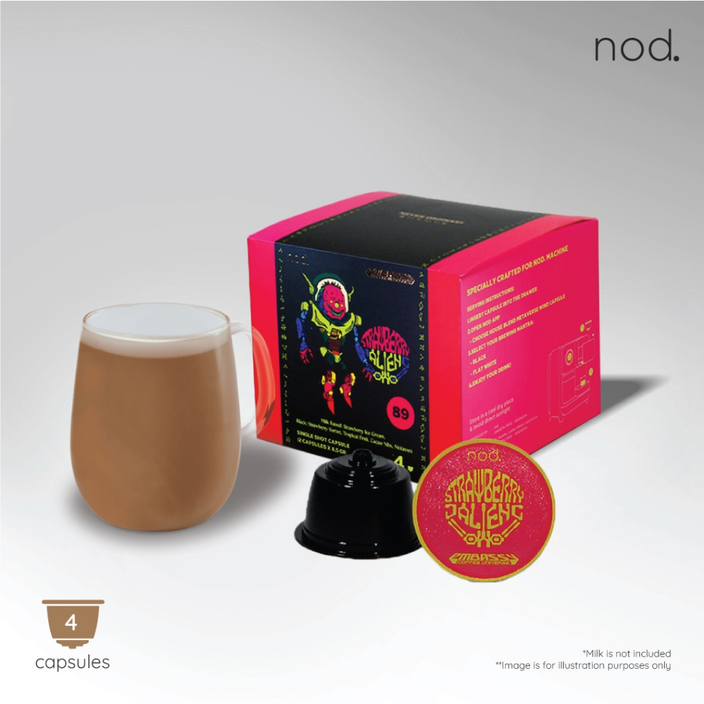 Jual NOD x Espresso Embassy Capsule - Coffee Series - Strawberry Alien ...