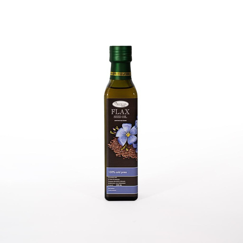 Jual 250ml Minyak Biji Rami (Flax Seed) 100% Cold Pressed - Minyak ...