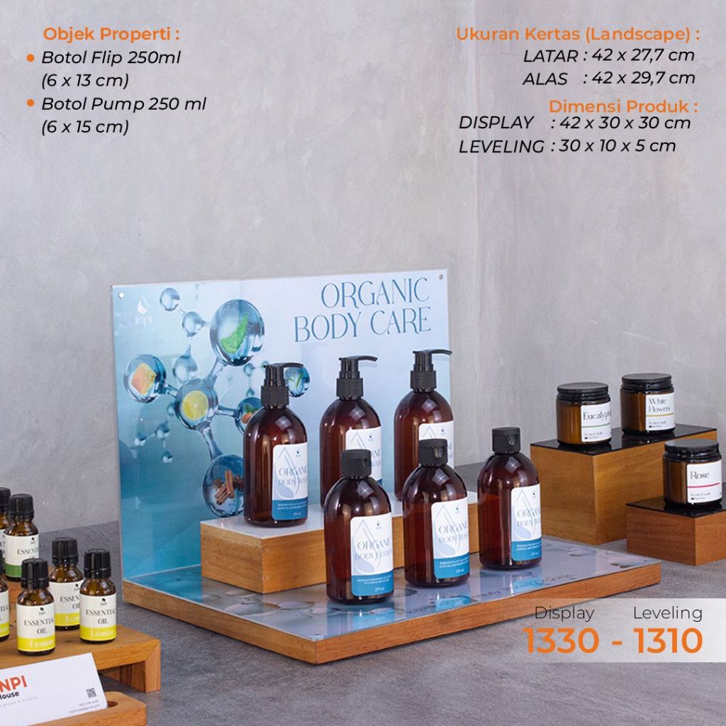 Jual INPI HOUSE Counter, POP Display - Display Produk Body Care ...