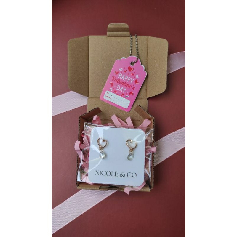 Jual Nicole & Co (BOXS) - Tambah Box Package Kado uk. 8×8×3 cm (Include ...