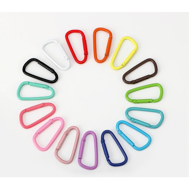 Jual 1 Buah Lot Klip/Kait Tas/Gantungan Kunci/Carabiner Logam Type D ...