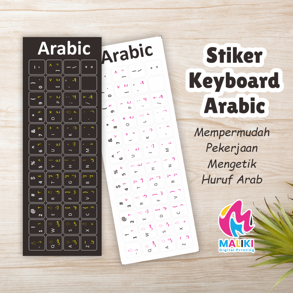 Jual Stiker KeyBoard Arabic Untuk PC | Shopee Indonesia
