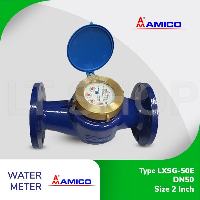Jual Water Meter / Meteran Air Amico 2 inch Cast Iron | Shopee Indonesia