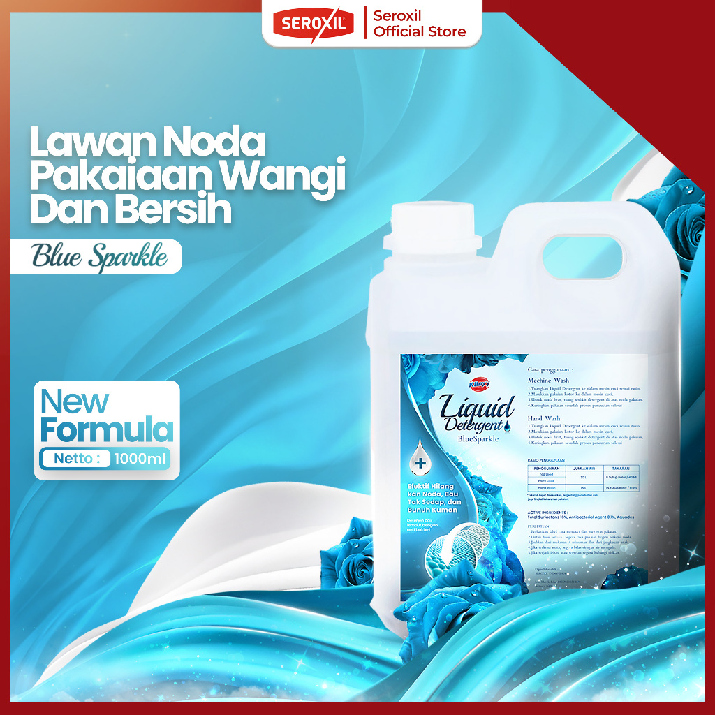 Jual KLINXY Liquid Detergent / Detergen Cair Laundry Pakaian 1 Liter ...