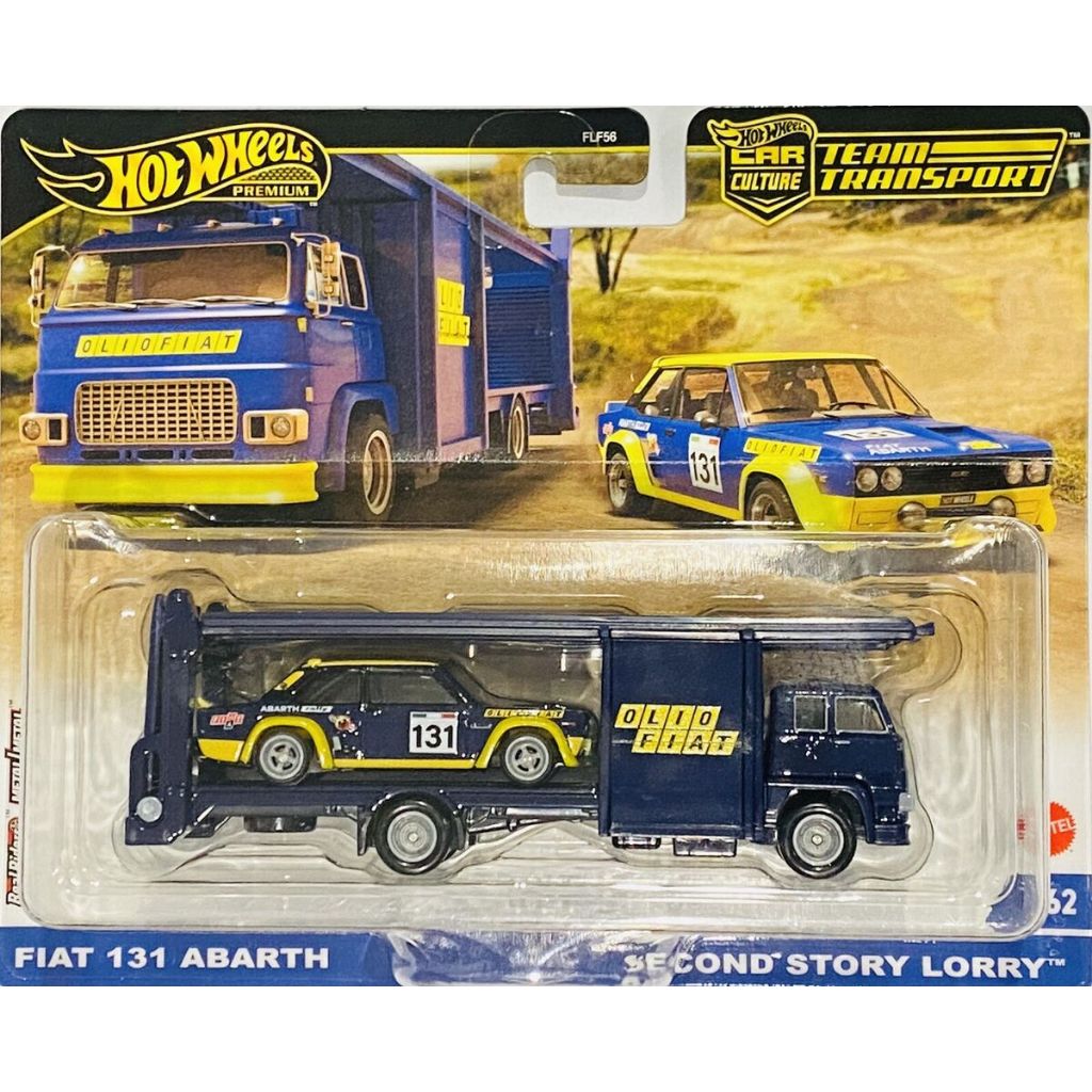 Jual Hot wheels premium Fiat 131 Abart and Second Story Lorry Team ...