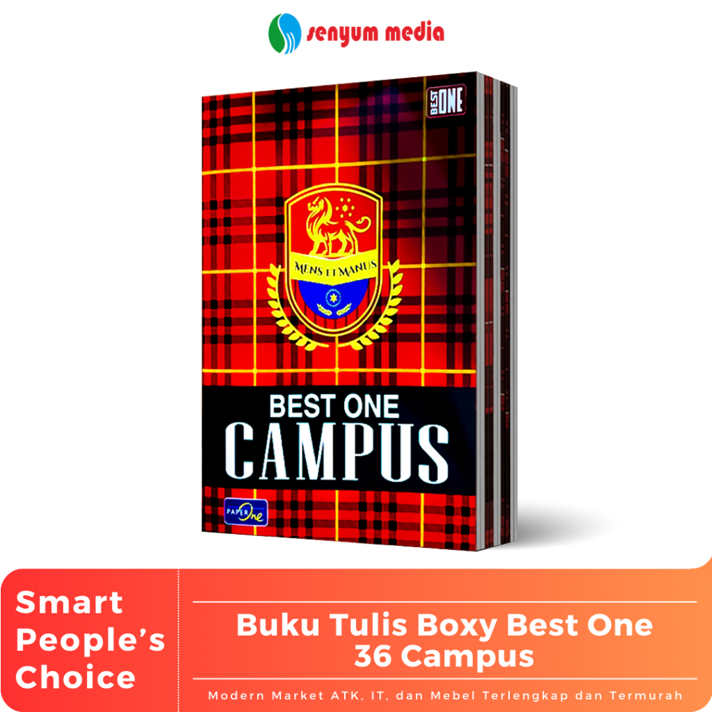 Jual Buku Tulis Boxy BEST ONE Campus 36 Lembar (1 Pack Isi 10 Buku) (S ...
