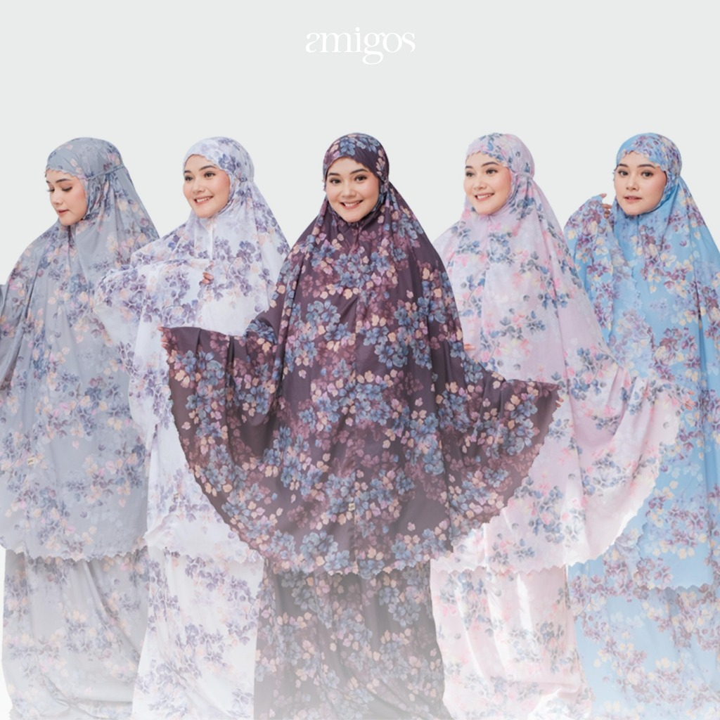 Jual Mukena Traveling Mini Korea 2 In 1 Laser Cut Motif Yameena Bahan ...