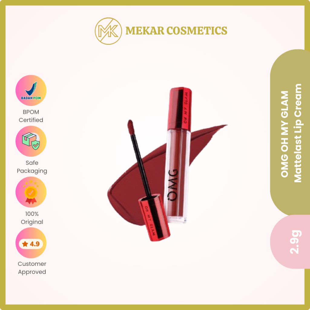 Jual OMG OH MY GLAM MATTELAST LIP CREAM NEW SHADE | Shopee Indonesia
