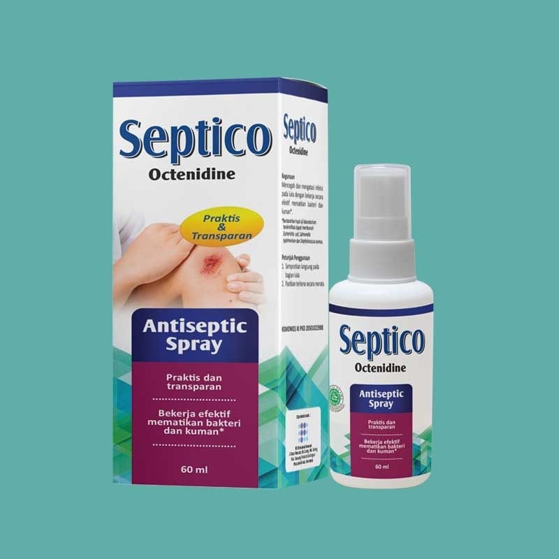 Jual SEPTICO OCTENIDINE SPRAY 60 ML | Shopee Indonesia
