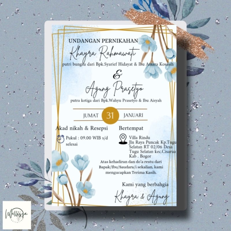 Jual UNDANGAN KOPI MURAH/ UNDANGAN MINI UK02 | Shopee Indonesia