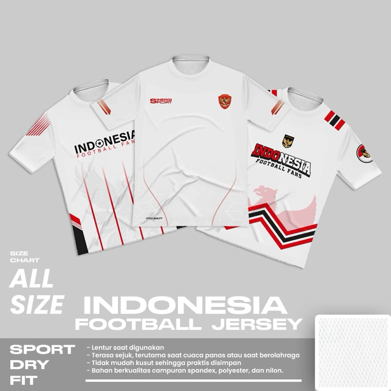Jual Kaos Jersey Indonesia Football Fans indonesia/Fans Timnas/Jersey ...