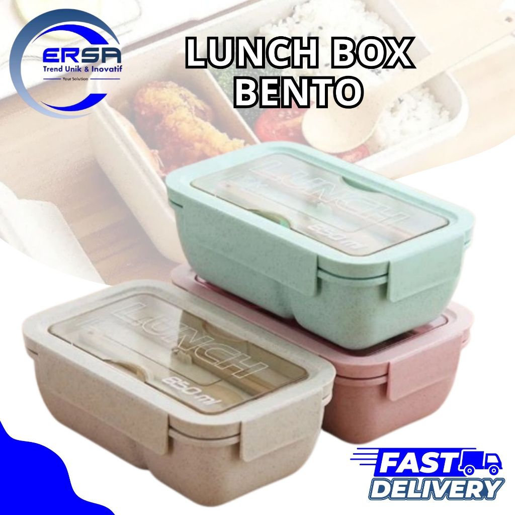 Jual KOTAK BEKAL MAKAN / LUNCH BOX MINI PRAKTIS / LUNCH BOX BENTO SLIM ...