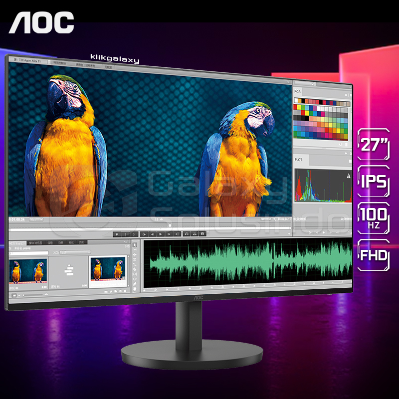 Jual AOC 27B3CA2 27 Inch IPS 1ms 100Hz FHD Gaming Monitor | Shopee ...