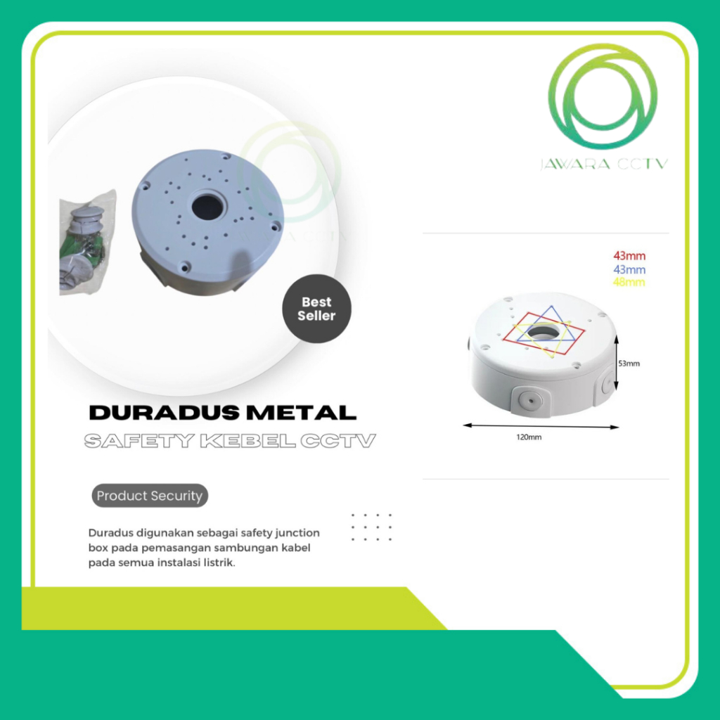 Jual BRACKET DURADUS JUNTION BOX CCTV METAL DB 105 INDOOR OUTDOOR ...