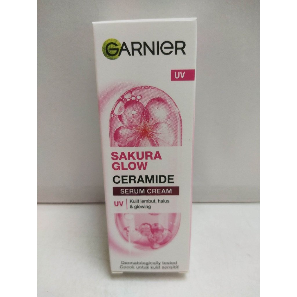 Jual Garnier Sakura Glow Ceramide Serum Cream UV | Shopee Indonesia