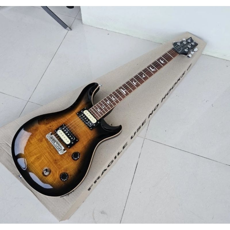 Jual Gitar PRS custom pabrikan PU GNB korea new | Shopee Indonesia