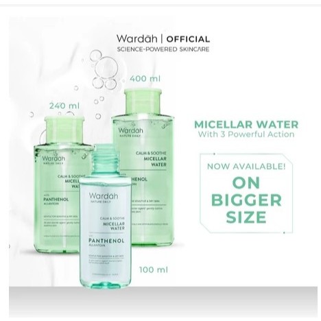 Jual WARADH Nature Daily Calm & Soothe Micellar Water 100ml | Shopee ...