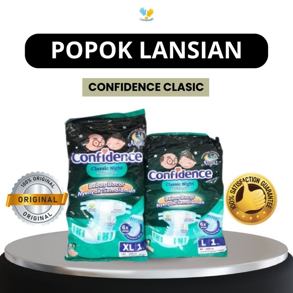 Jual Popok Lansian Confidence Classic / Pampers Confidence Classic ...