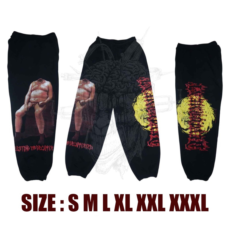 Jual DEVOURMENT molesting the decapitated - SWEATPANTS JOGGERPANTS original released By Brutal ...