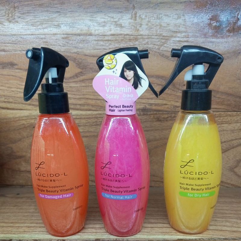 Jual SUPER PROMO!! LUCIDOL HAIR VITAMIN SPRAY | HAIR MAKE SUPLEMENT ...