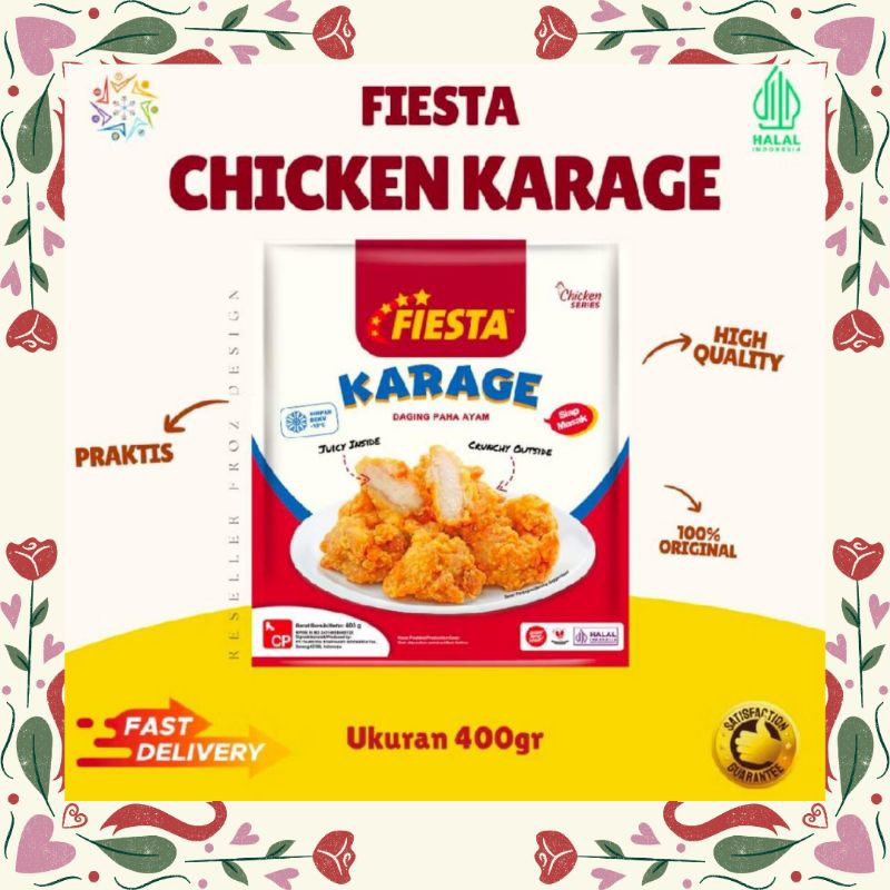 Jual Fiesta Chicken Karage/Daging Ayam Olahan 400 gram | Shopee Indonesia
