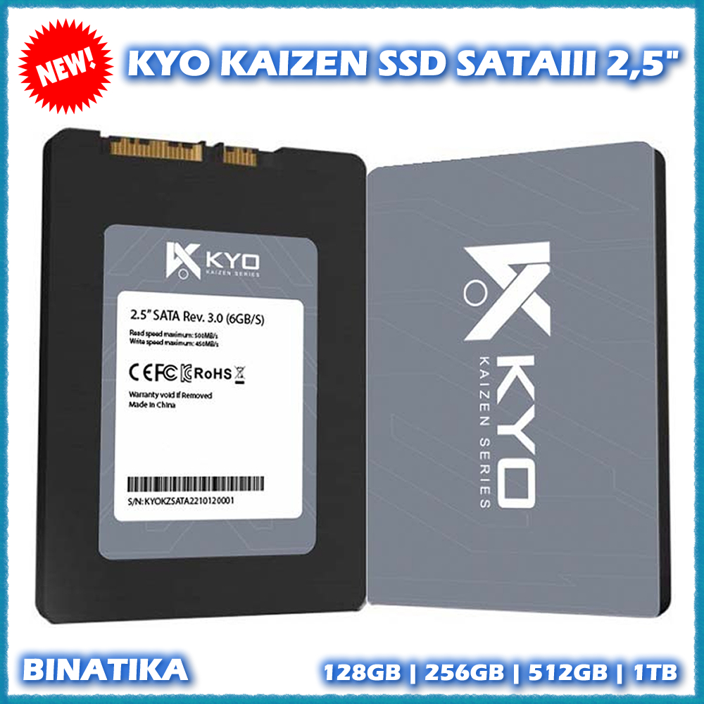 Jual KYO KAIZEN SSD 128GB 256GB 512GB 1TB SATAIII 2,5" SATA3 SSD Laptop PC Original Garansi ...