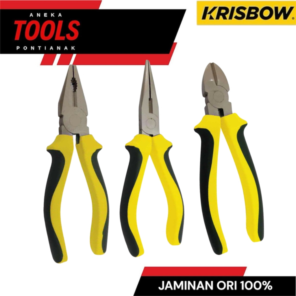 Jual Krisbow Tang Kombinasi / Tang Potong / Tang Lancip 6-8 Inch ...