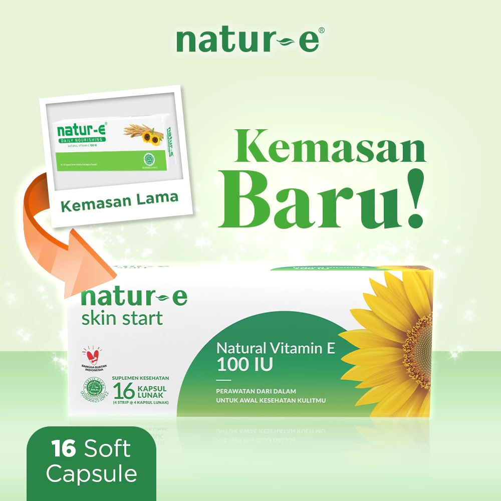 Jual Natur-e Hijau 100 IU Soft Capsule 16s - Vitamin E | Shopee Indonesia