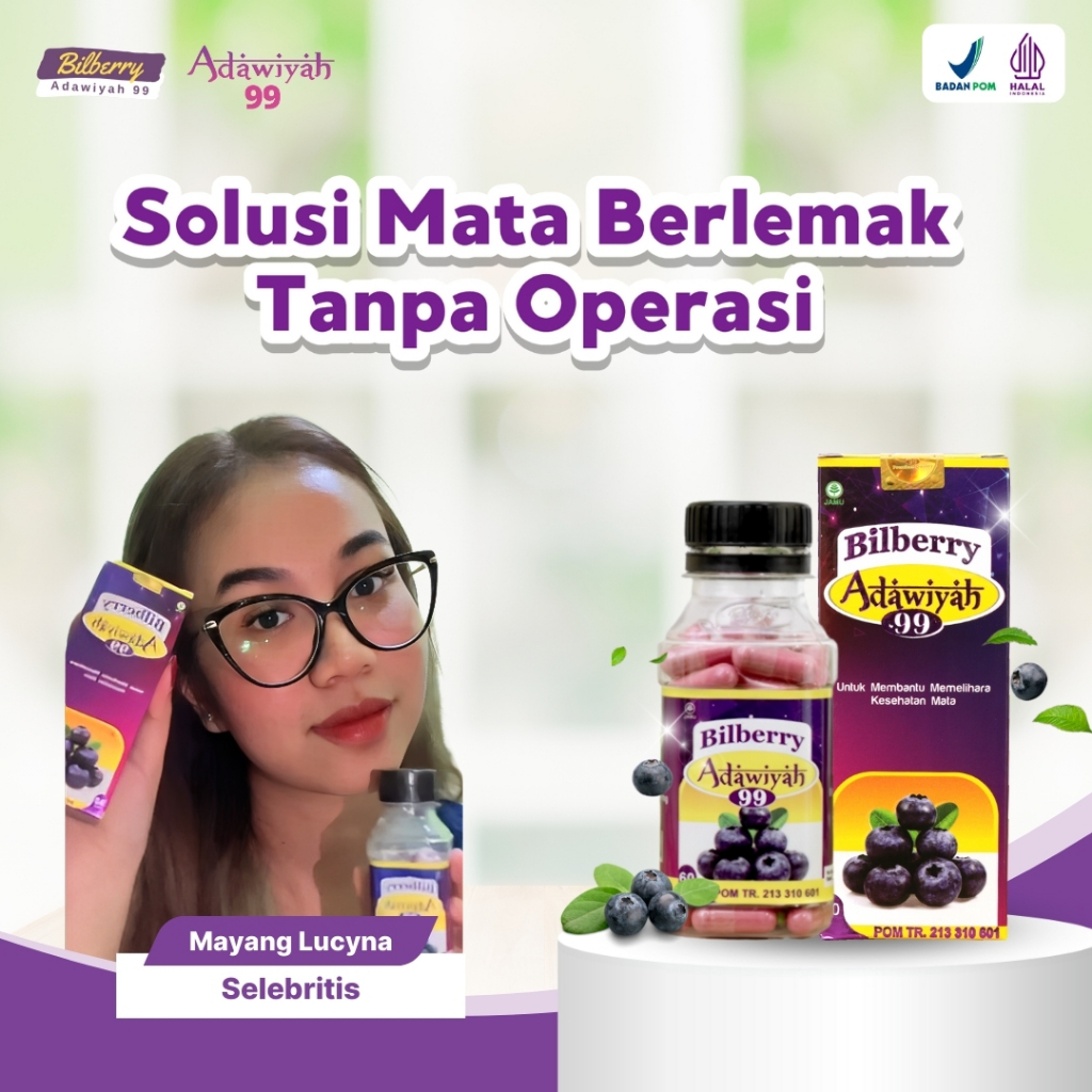 Jual Bilberry Adawiyah99 Obat Mata Berlemak Pterygium | Sakit Mata ...