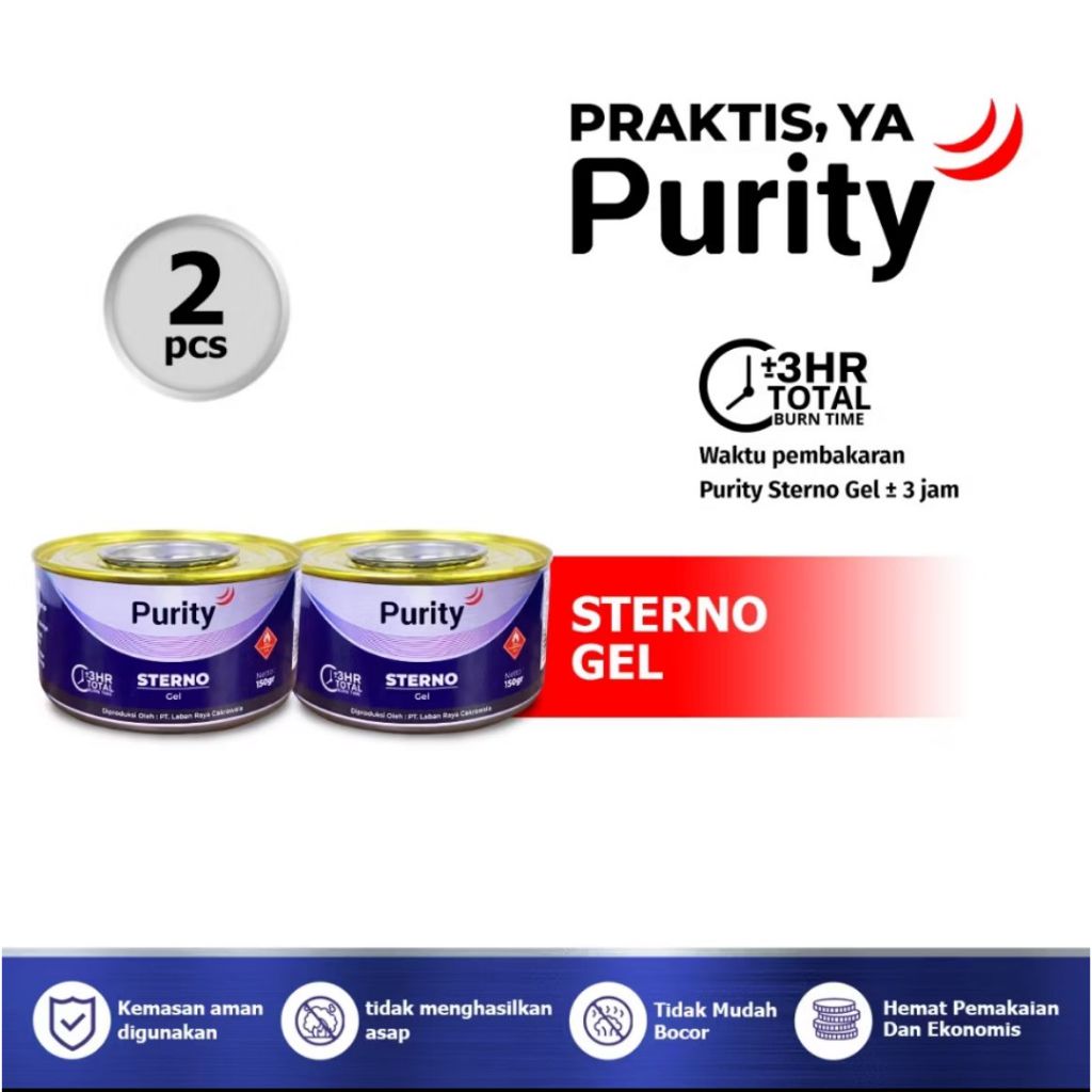Jual STERNO GEL PURITY / STERNO GEL MEDAN / STERNO GEL TAHAN LAMA ...