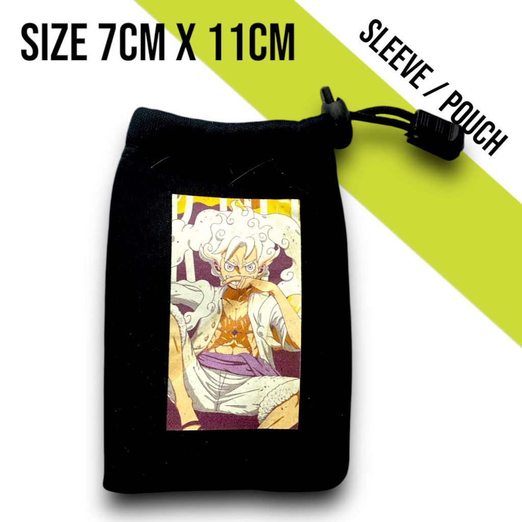 Jual LUFFY GEAR 5 WHITE POUCH / SLEVEE FOR DOUBLE BATERRY 7X11 CM ...