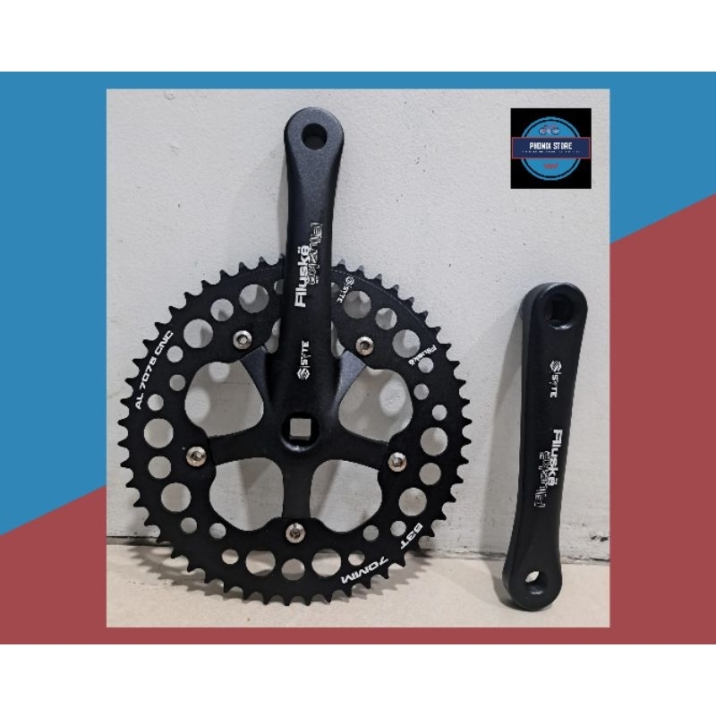 Jual Gir Gear Crank 53T Full Alloy SYTE Single 1 Crank Sepeda 1 susun ...