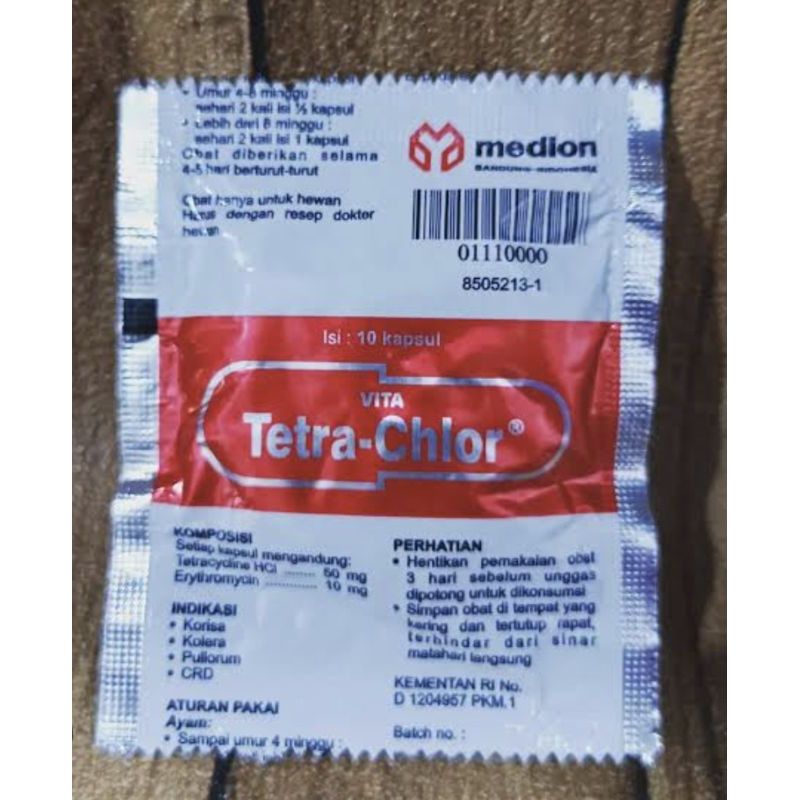 Jual Tetrachlor sachet obat hewan ayam Entok burung bebek snot pilek ...