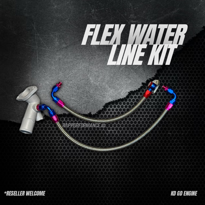 Jual WATER LINE FLEX JALUR AIR TURBO FLEX IHI RHF INNOVA FORTUNER ...