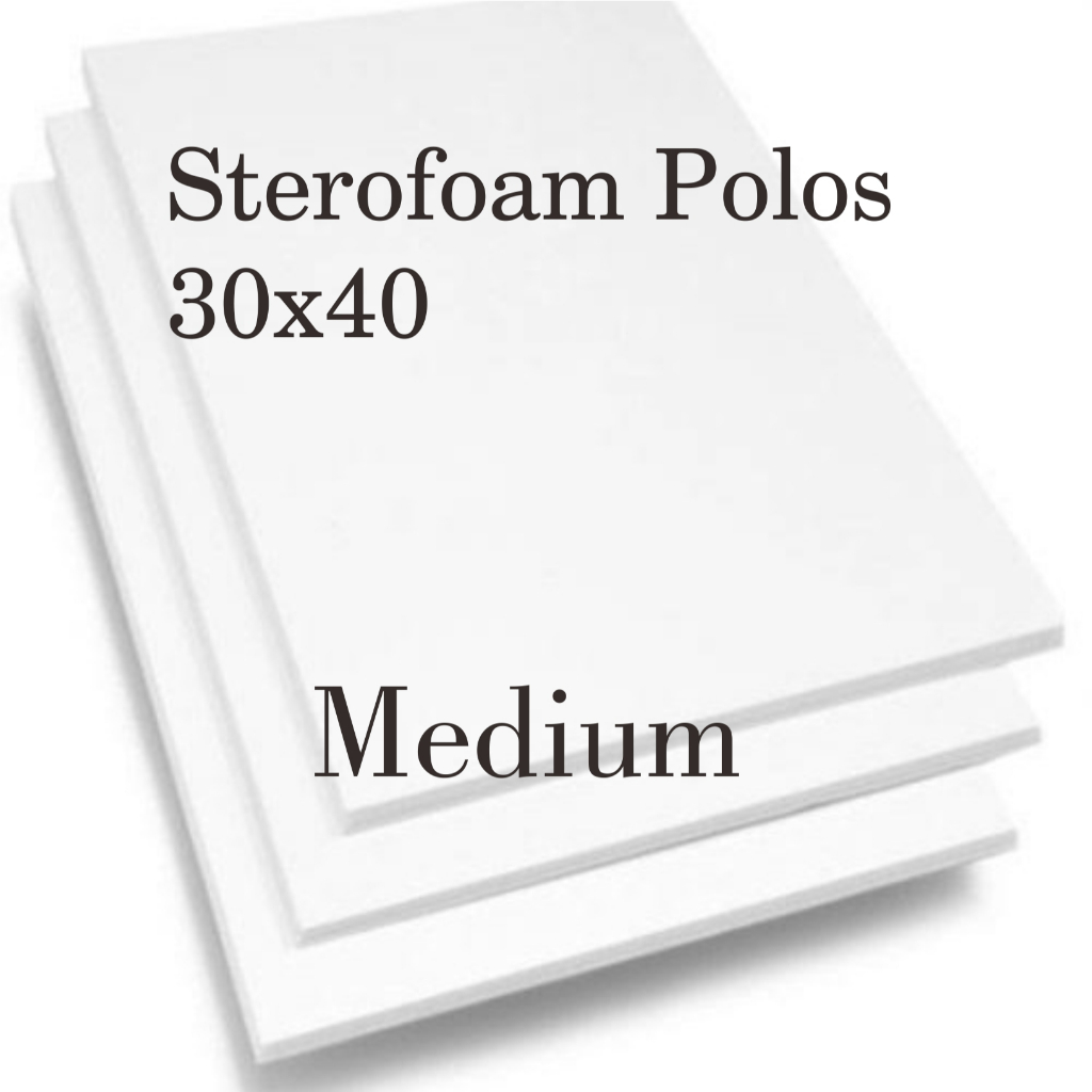 Jual 40x30x1cm Papan Styrofoam Gabus Lembaran MINIMAL ORDER 6 PCS ...