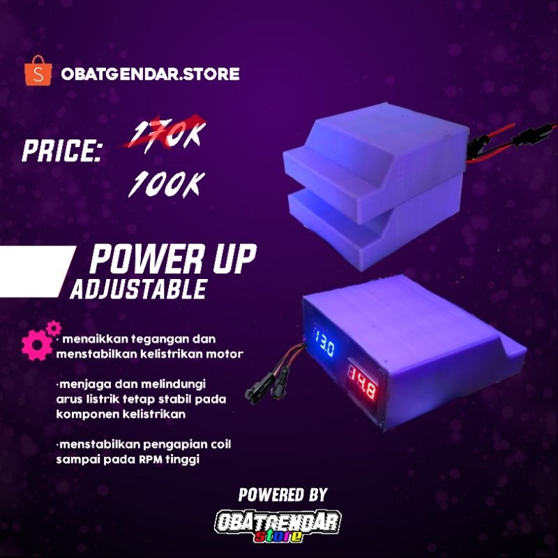 Jual POWER UP MOTOR ADJUSTABLE | Shopee Indonesia