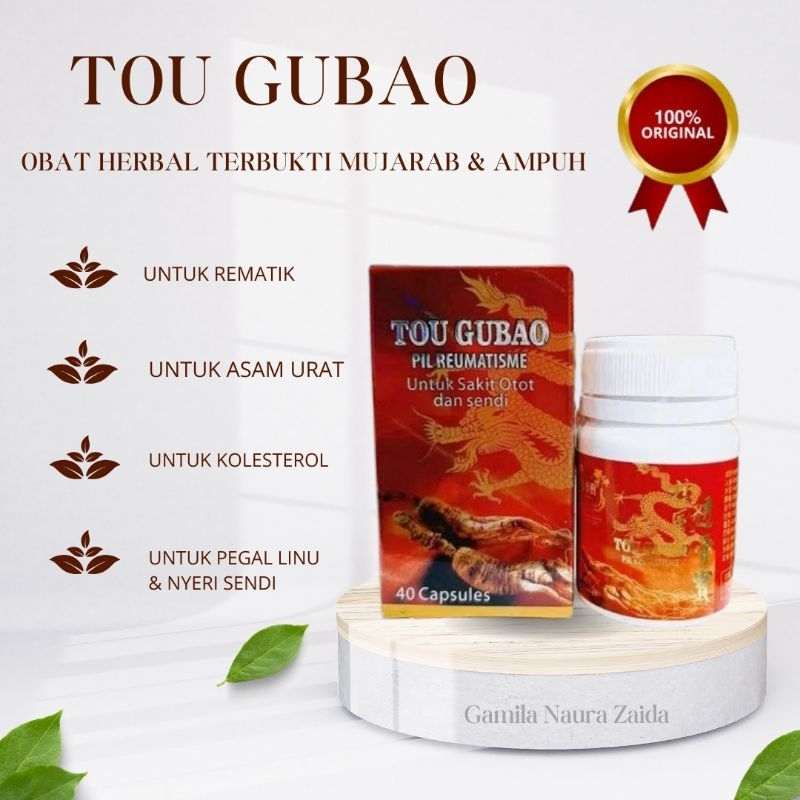 Jual Tou Gubao Asli Original Obat Asam Urat Rematik Pegal Linu Nyeri ...