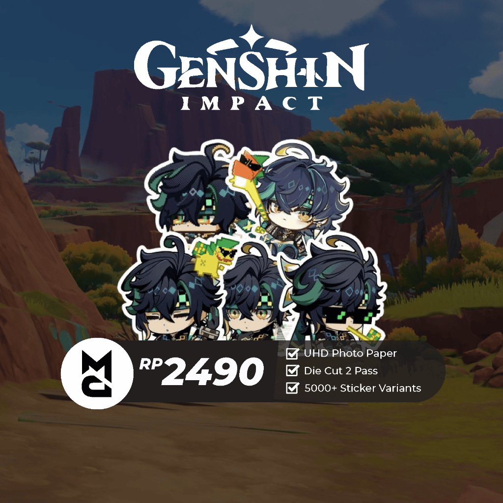 Jual Sticker Genshin Impact Kinich Sticker Anime Aesthetic Lucu Sticker ...