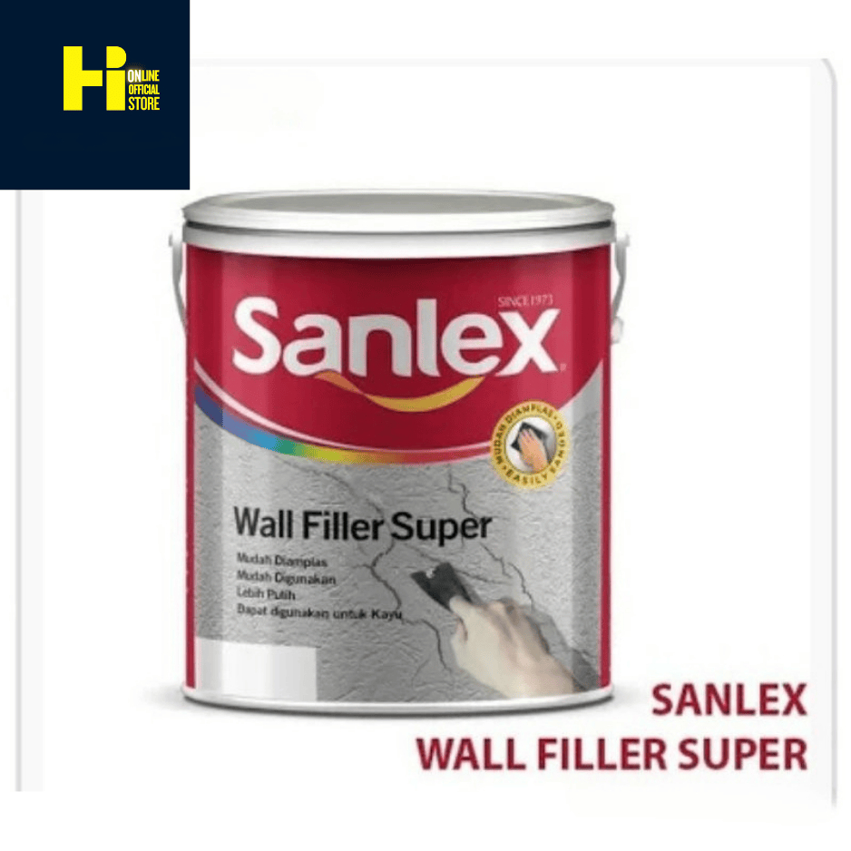 Jual SANLEX WALL FILLER SUPER 1KG - DEMPUL/PLAMIR TEMBOK 1KG | Shopee ...