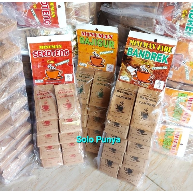 Jual WEDANG BANDREK, SEKOTENG, BAJIGUR ISI 10 PC | Shopee Indonesia