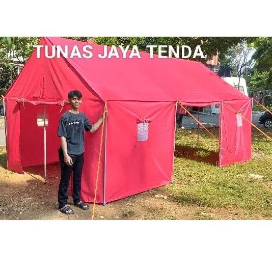 Jual TENDA POSKO SERBAGUNA 6X4/4X6 BAHAN STANDAR TNI LIOND300 FULLSET ...