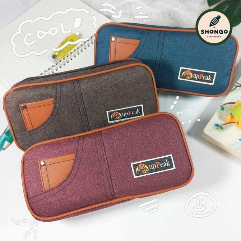 Jual Pencil Case Zipper Minimalist | Tempat Pensil Besar Multifungsi ...