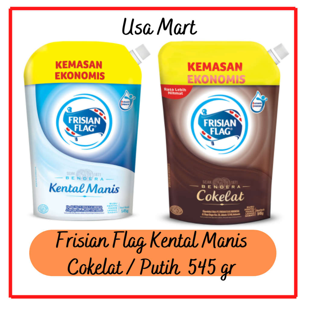 Jual FRISIAN FLAG SUSU KENTAL MANIS 545 GRAM Coklat / Vanila | Shopee ...