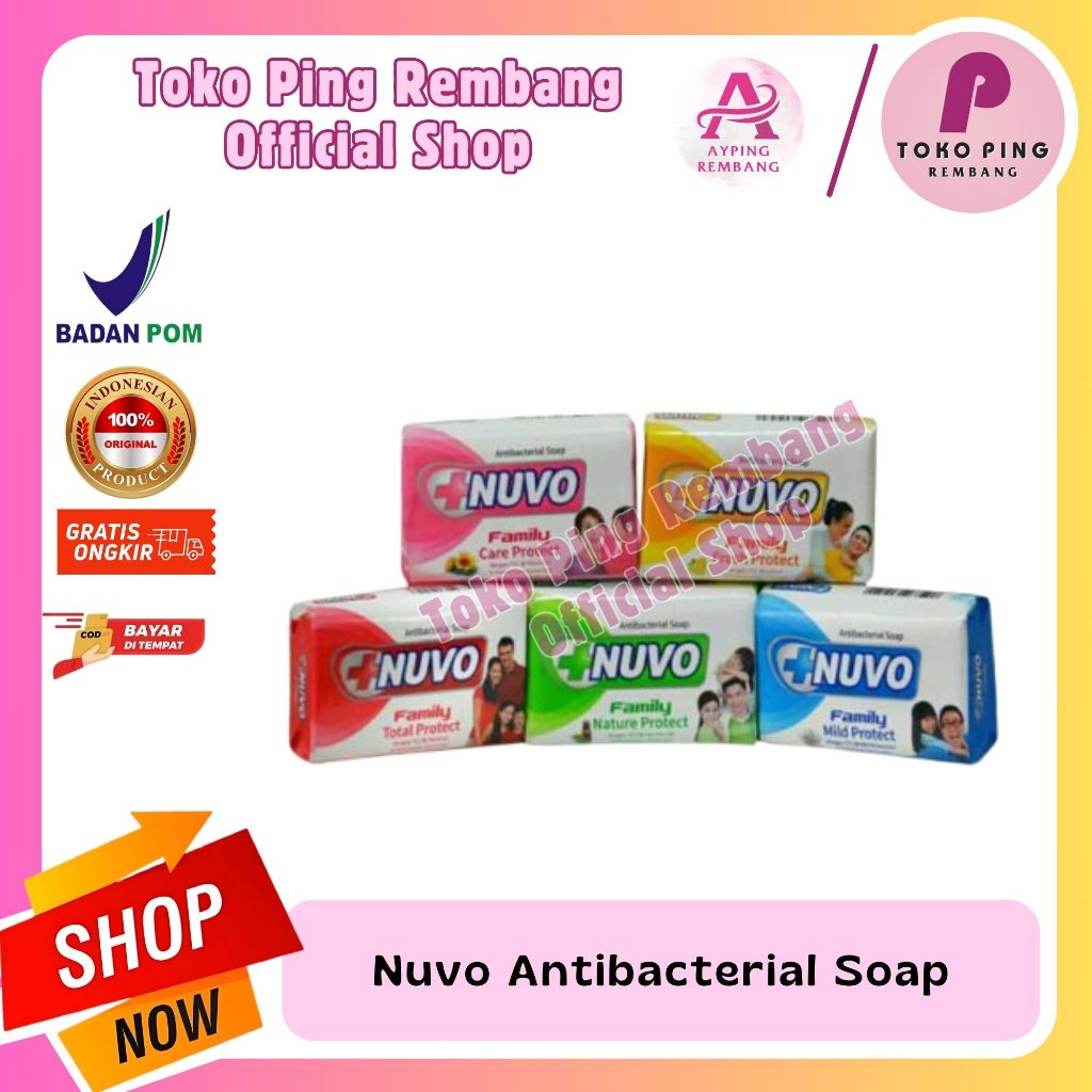 Jual Nuvo Antibacterial Soap (Sabun Batang) | Shopee Indonesia