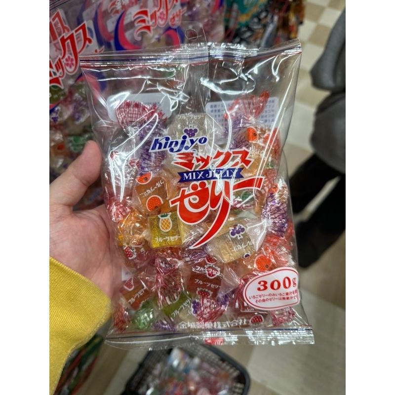Jual READY STOCK 300 gr kinjyo mixed fruit assorted jelly candy bag ...