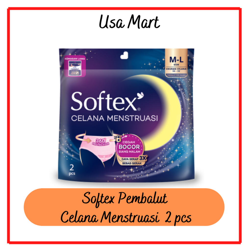 Jual Softex Pembalut Celana Menstruasi Wanita 2 pcs | Shopee Indonesia