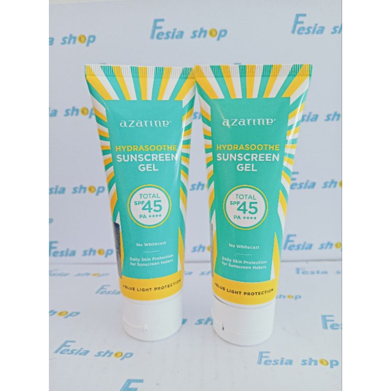 Jual AZARINE HYDRASOOTHE SUNSCREEN GEL SPF 45 PA++++ (50ML) | Shopee ...